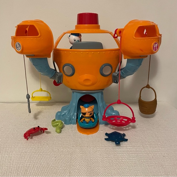 Toys | Octonauts Octopod Light Blue Base Complete Set With Figures And ...